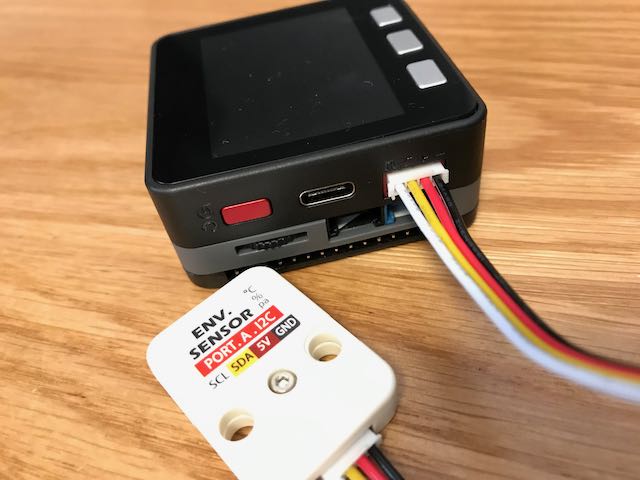 M5Stack PLUSエンコーダモジュールを使って各種センサユニットをM5Stackにつなぐ - MSR合同会社