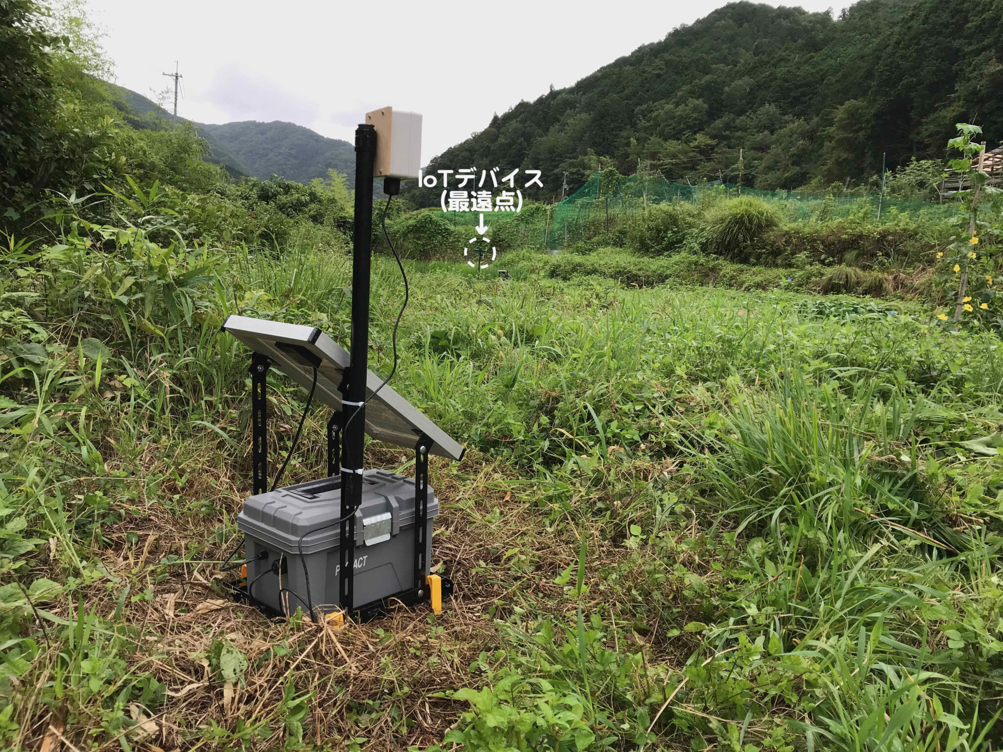 Wi-Fi中継機を畑に設置する - MSR合同会社