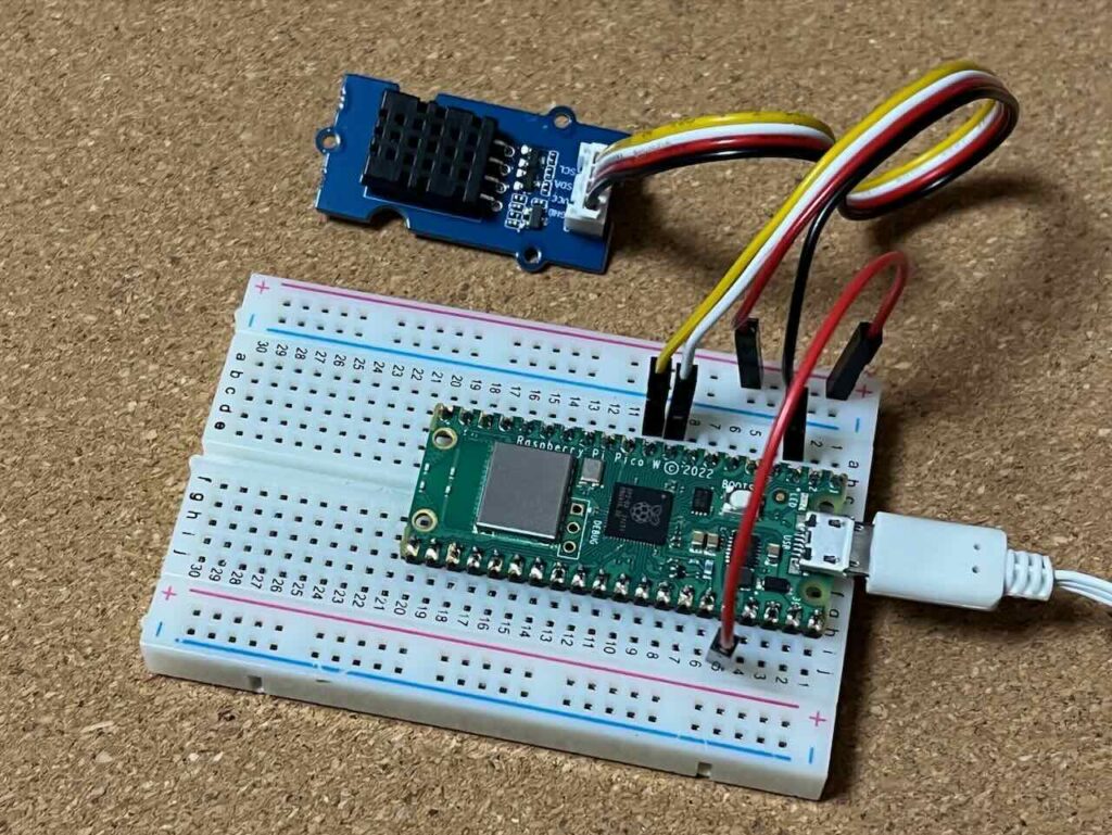Raspberry Pi Pico WにGROVE温度・湿度センサ（DHT20）をつなぐ - MSR合同会社