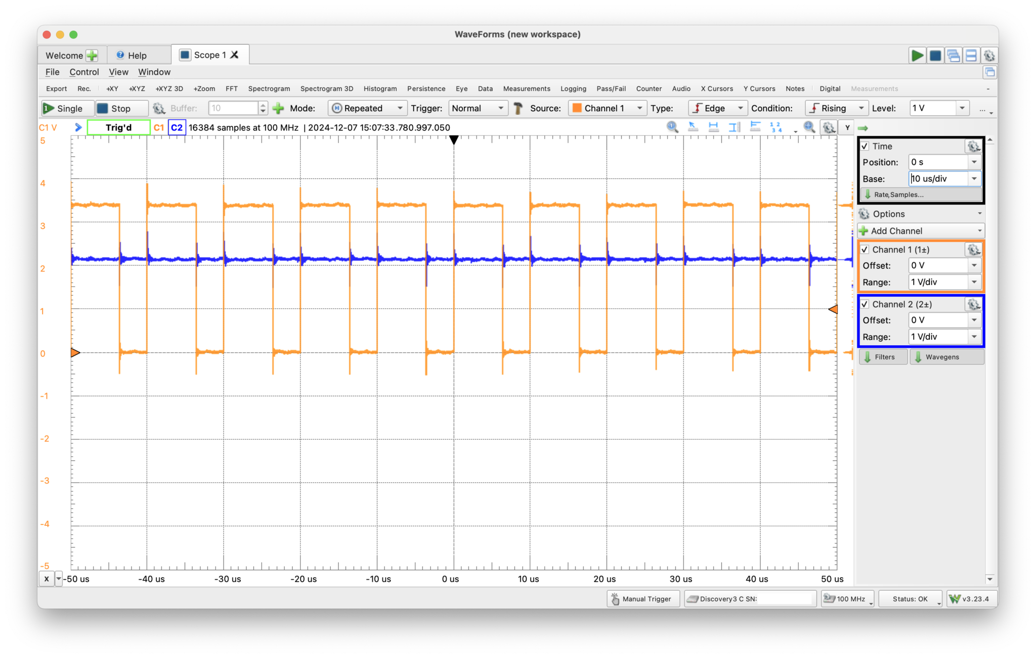 Analog Discovery 3 〜はじめての使い方 - MSR合同会社